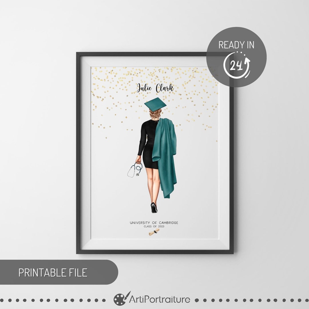 Custom Graduation Gift, Personalized Graduation Keepsake Print ...