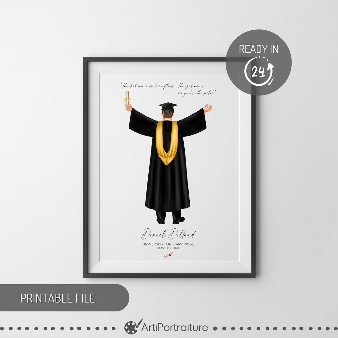 Graduation Gifts for Brother, Personalised Graduation Prints, Grad Gift ...
