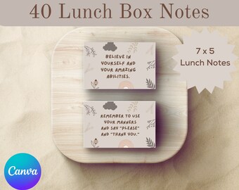 Lunch Box Notes Printable Positive Affirmation Card for Kids - Etsy