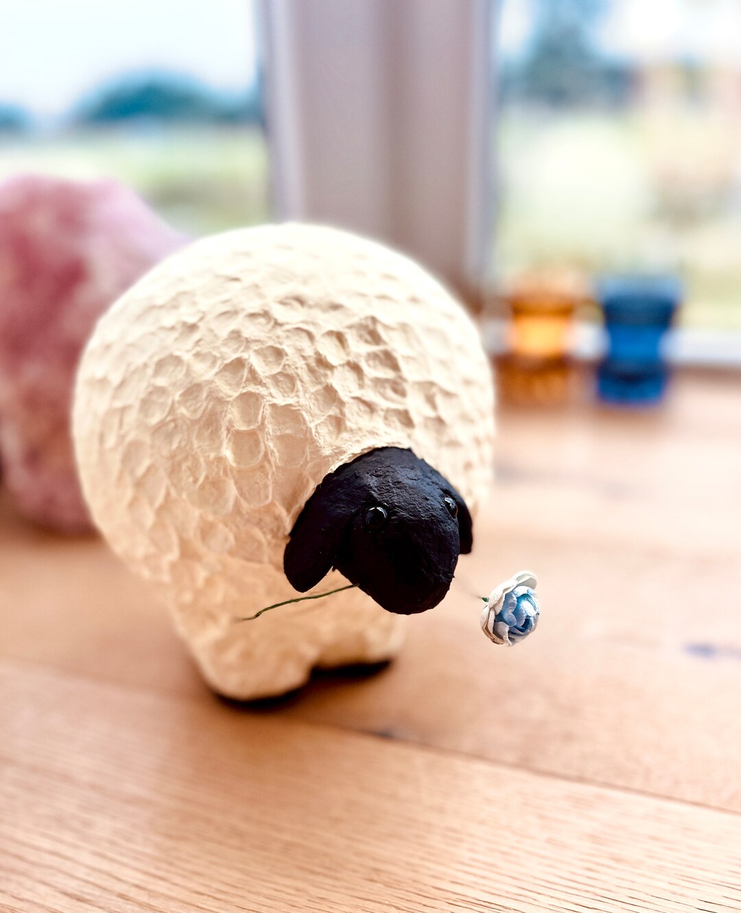 Lowie, the Paper Mache Sheep - Etsy