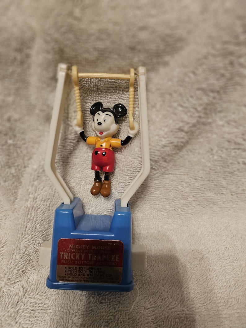 Walt Disney Mickey Mouse Tricky Trapeze Toy. - Etsy