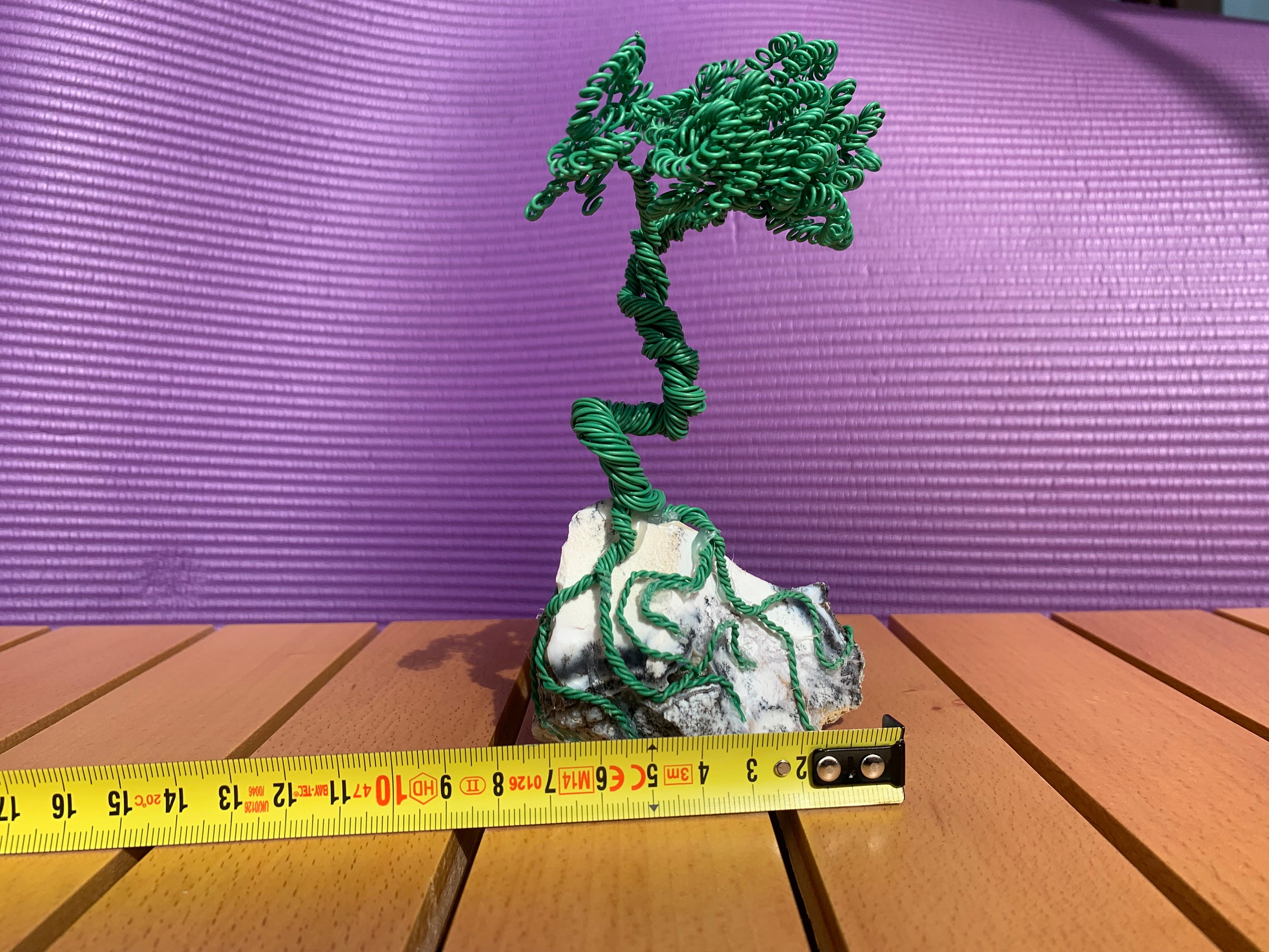 Bonsai Wire Tree Sculpture Set in Dendritic Opal Stone - Etsy