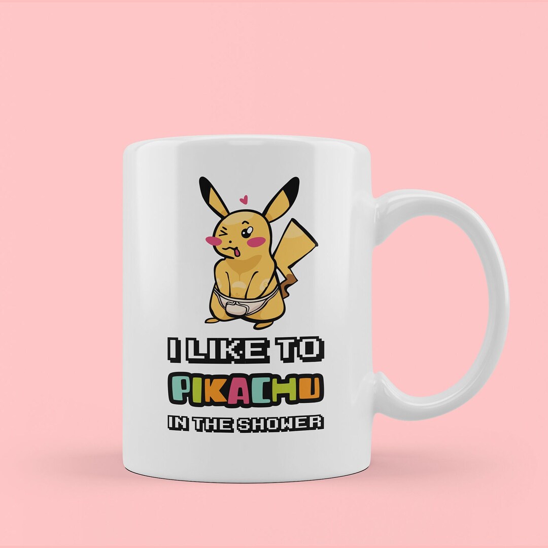 Pikachu, Pokemon Valentines, Valentines Day Present for Him, Funny Mug ...