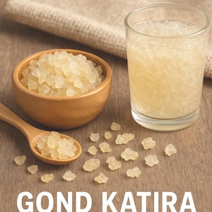 Natural Gond Katira: Edible Tragacanth Gum, Ayurvedic Cooling Herb - Etsy