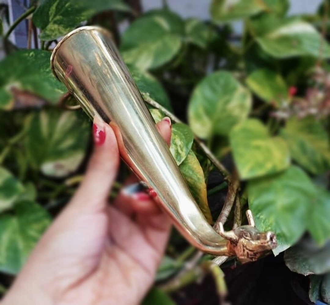 Shringi Brass Gaumukhi Shringi for Abhishek Bathing Pot for - Etsy