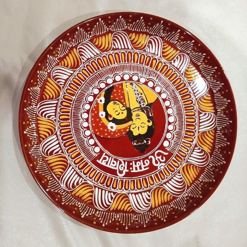 Handmade Om Namah Shivaye Pooja Thali, Festive Puja Plate, Mud & Katori ...