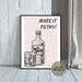 Gin Print Gin Poster Bar Cart Printable Alcohol Poster Retro Cocktail ...