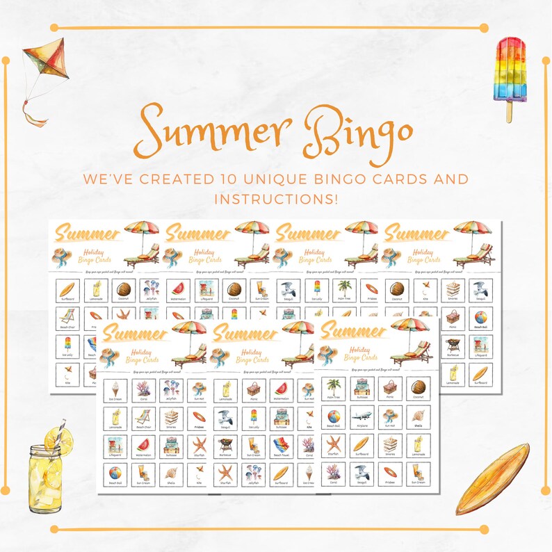 Summer Games Bundle | Summer Activities | Summer Party Games | Summer ...