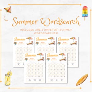 Summer Games Bundle | Summer Activities | Summer Party Games | Summer ...