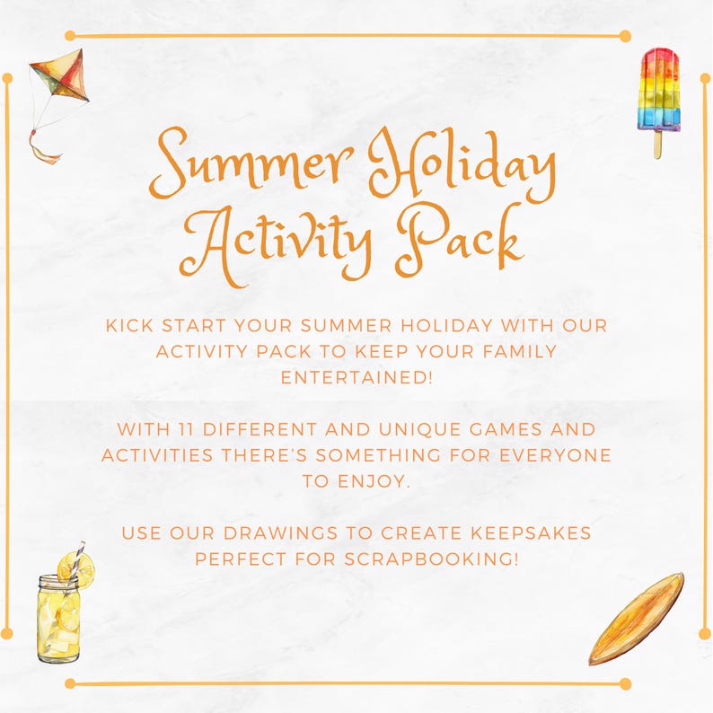 Summer Games Bundle | Summer Activities | Summer Party Games | Summer ...