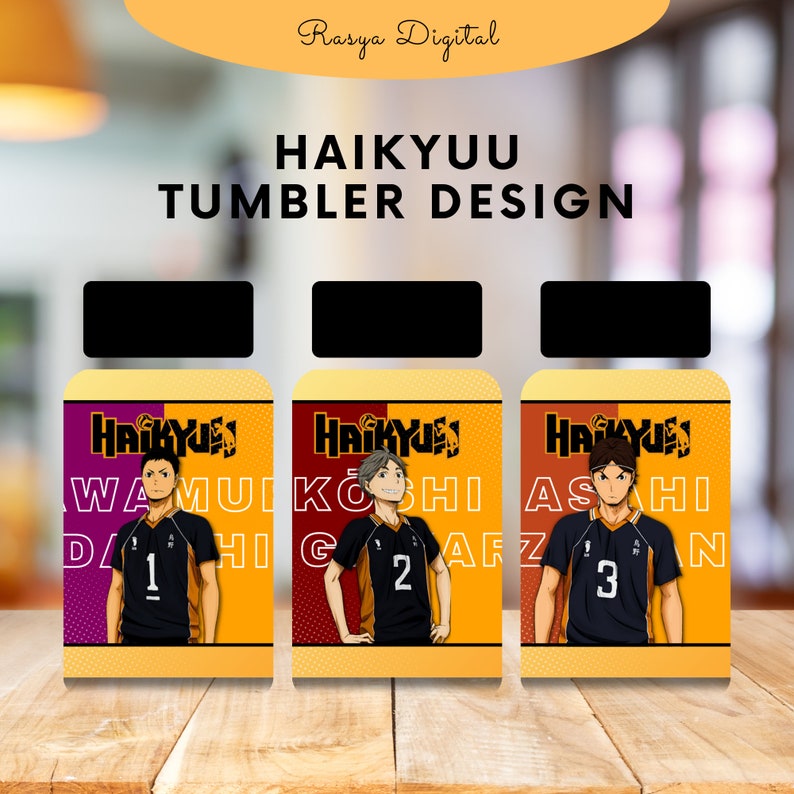 Haikyuu Lover, Karasuno Haikyuu, Haikyuu Skinny Tumbler Sublimation ...