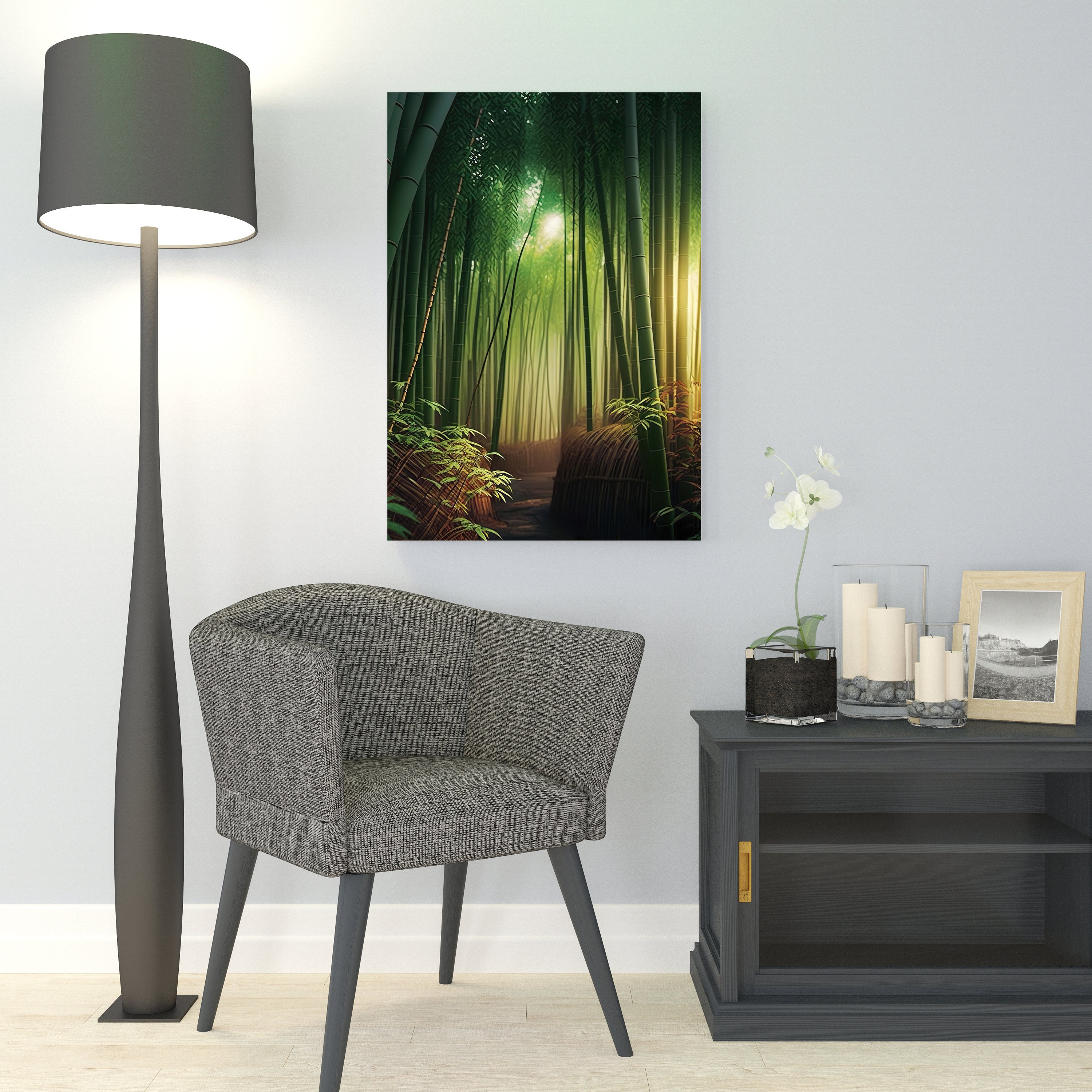 Bamboo Forest Wall Art, Kyoto Wall Art, Kyoto Canvas, Bamboo Wall Art ...