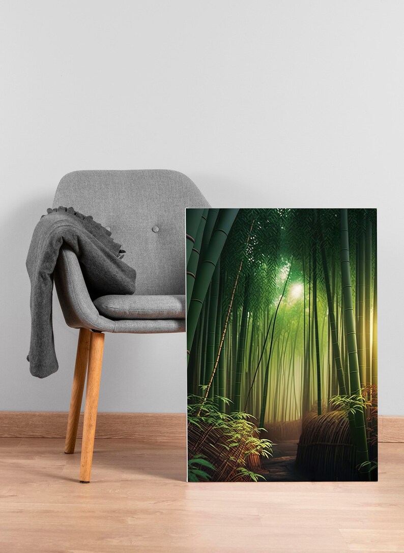 Bamboo Forest Wall Art, Kyoto Wall Art, Kyoto Canvas, Bamboo Wall Art ...