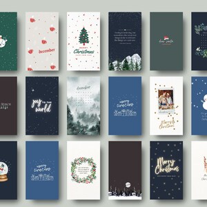 Christmas Story Instagram Template Bundle Xmas Story Templates for ...