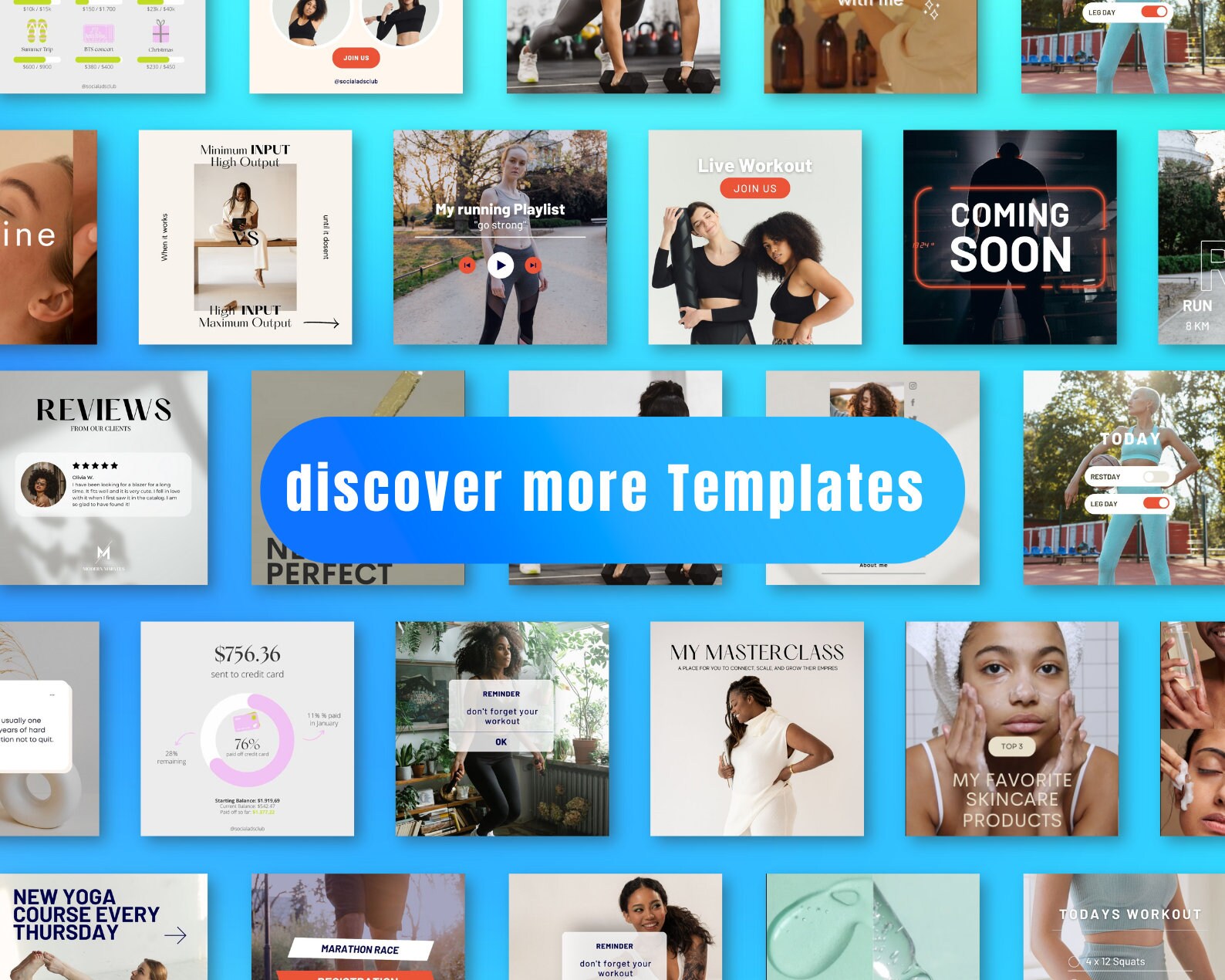 Finance Post Instagram Finance Coach Templates for Social Media ...