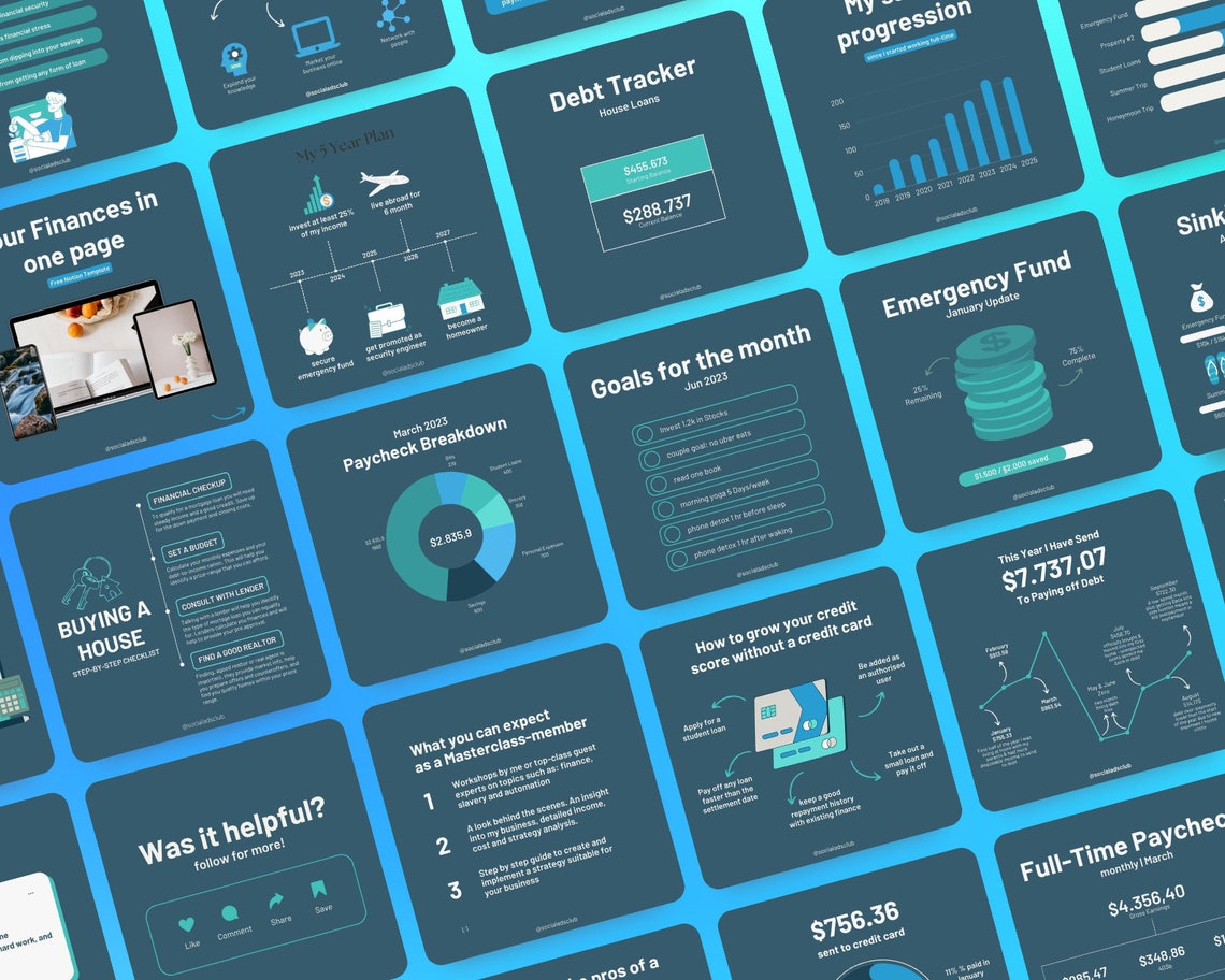 Finance Post Instagram Finance Coach Templates for Social Media ...