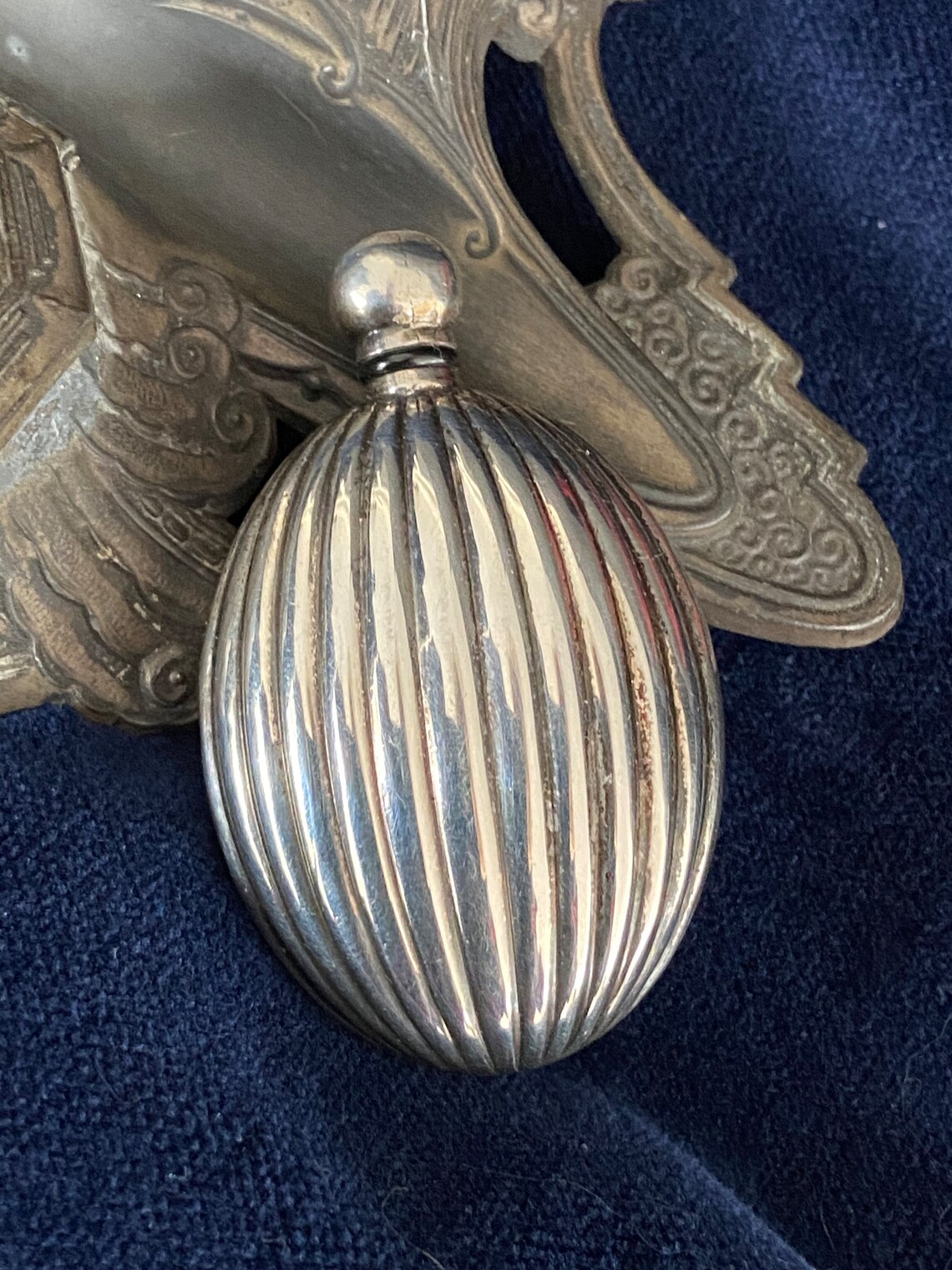 Silver Antique Bottle , Scent Bottle, Perfume Bottle, Snuff Bottle ...