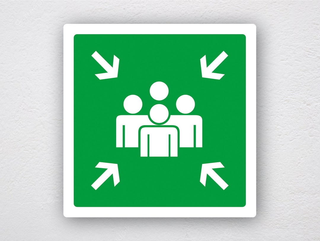 Emergency Exit Markers ISO 7010 Sign, Safety Stickers, Extinguisher ...
