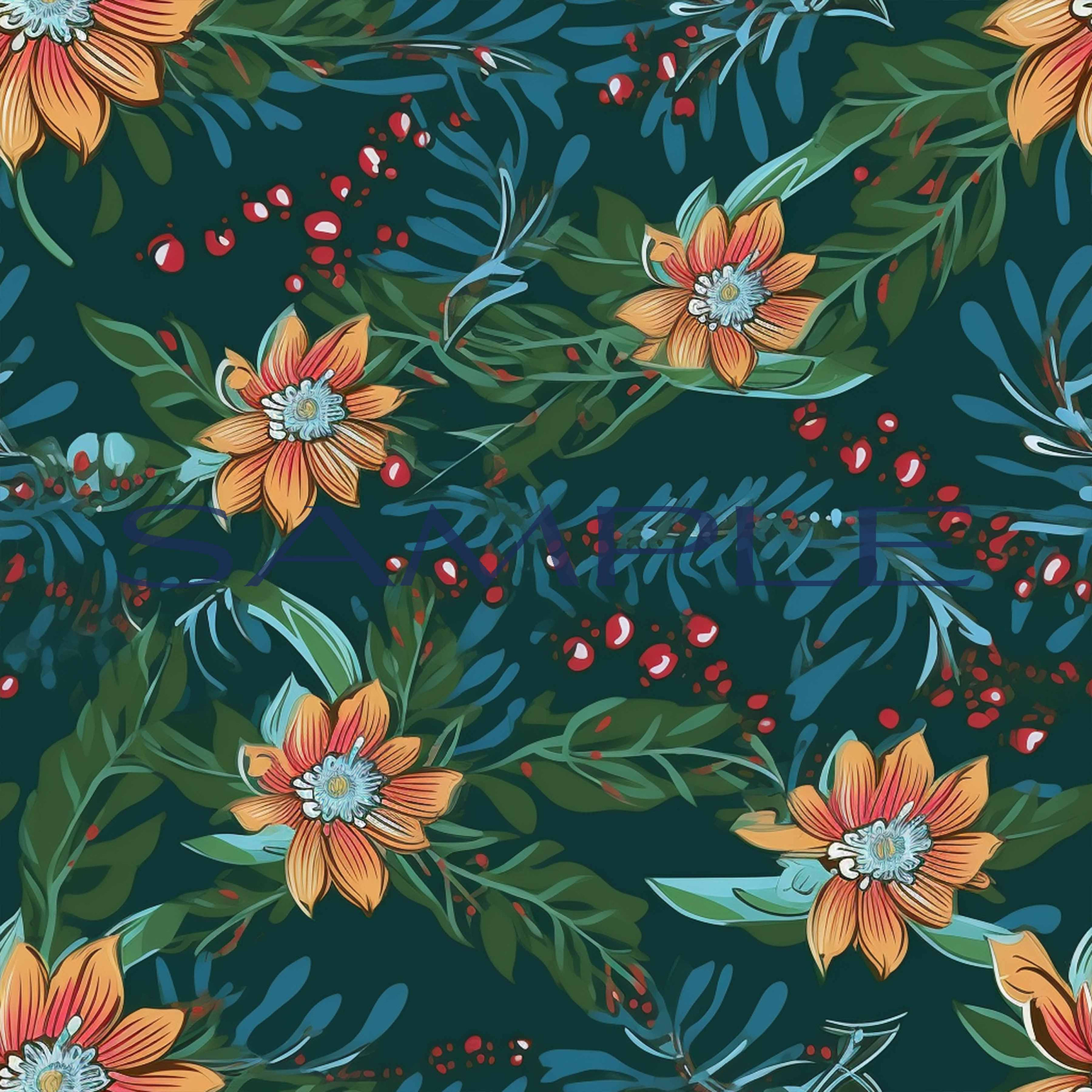 Philippines Native Flowers Seamless Pattern - Etsy