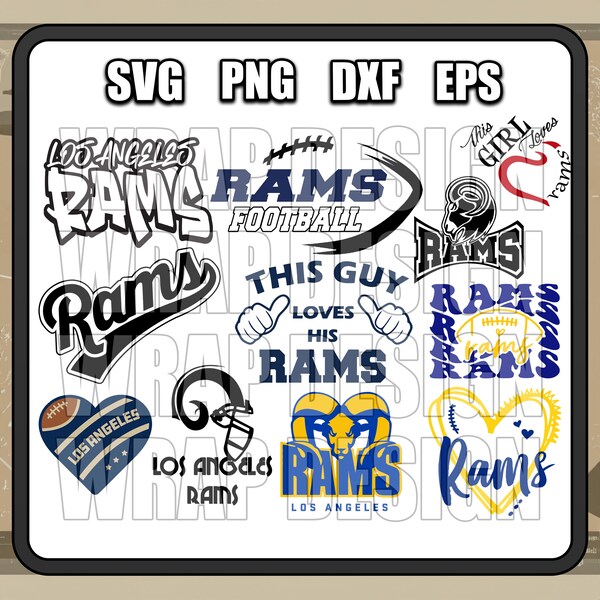 Rams Svg - Etsy
