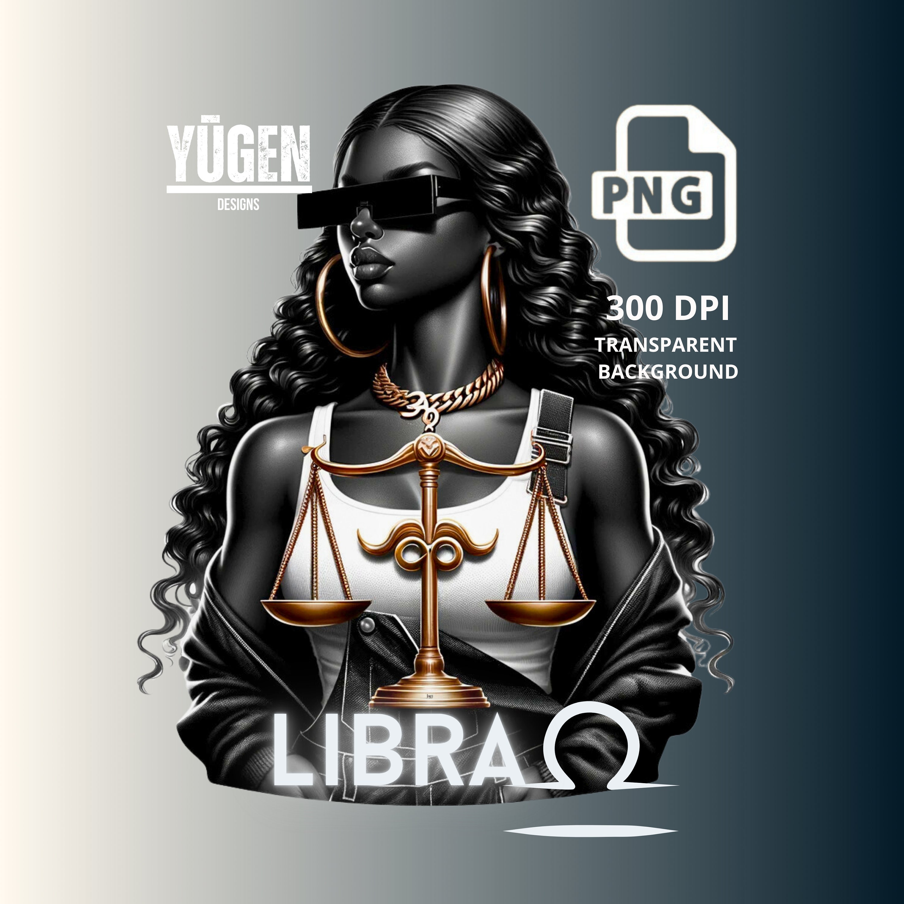 Black Libra Woman Zodiac Design PNG, Horoscope T-shirt Digital Design ...