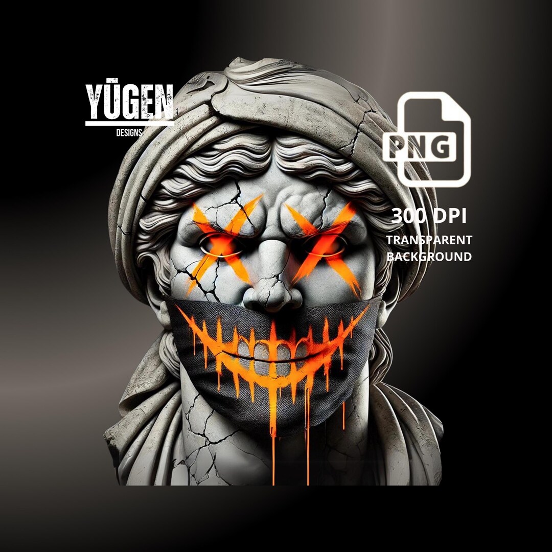 Drippings Gangsta David Statue Png Gangsta Png Streetwear Png Greek ...