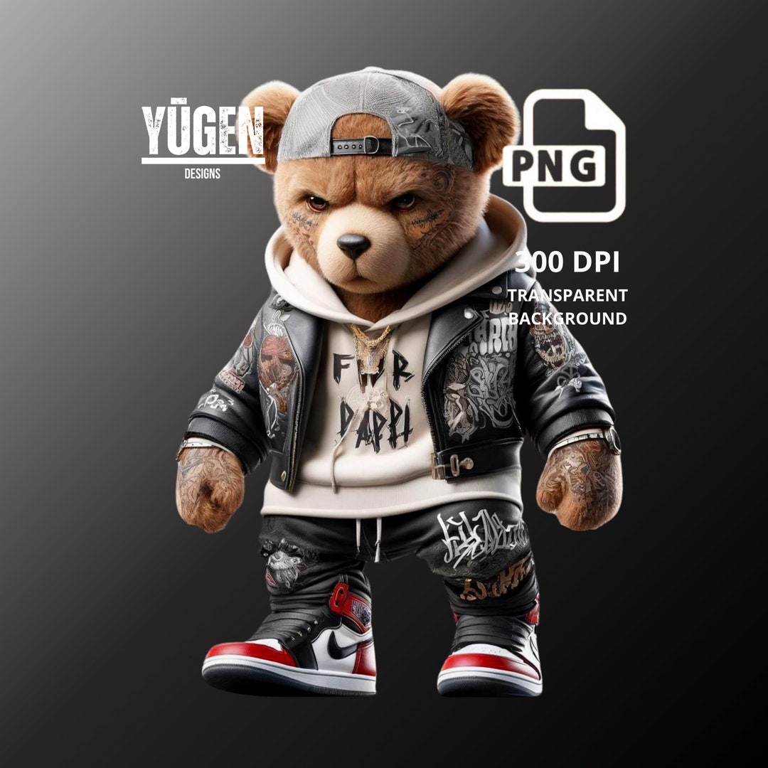 Teddy Bear T-shirt Design PNG, Digital Download PNG, Commercial Use ...