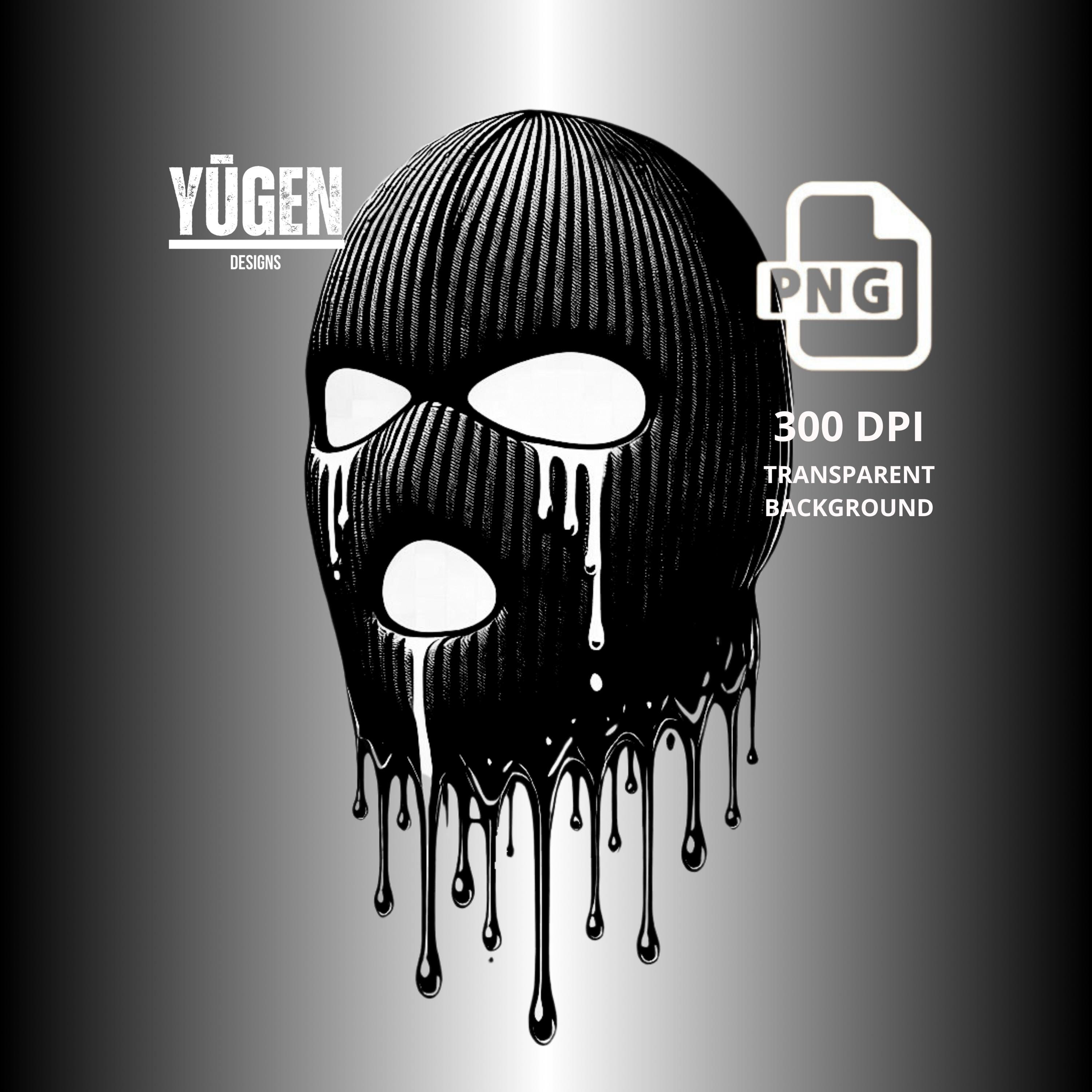 Drippings Ski Mask Png Gangsta Png Streetwear Png Gangster Ski Mask Png ...