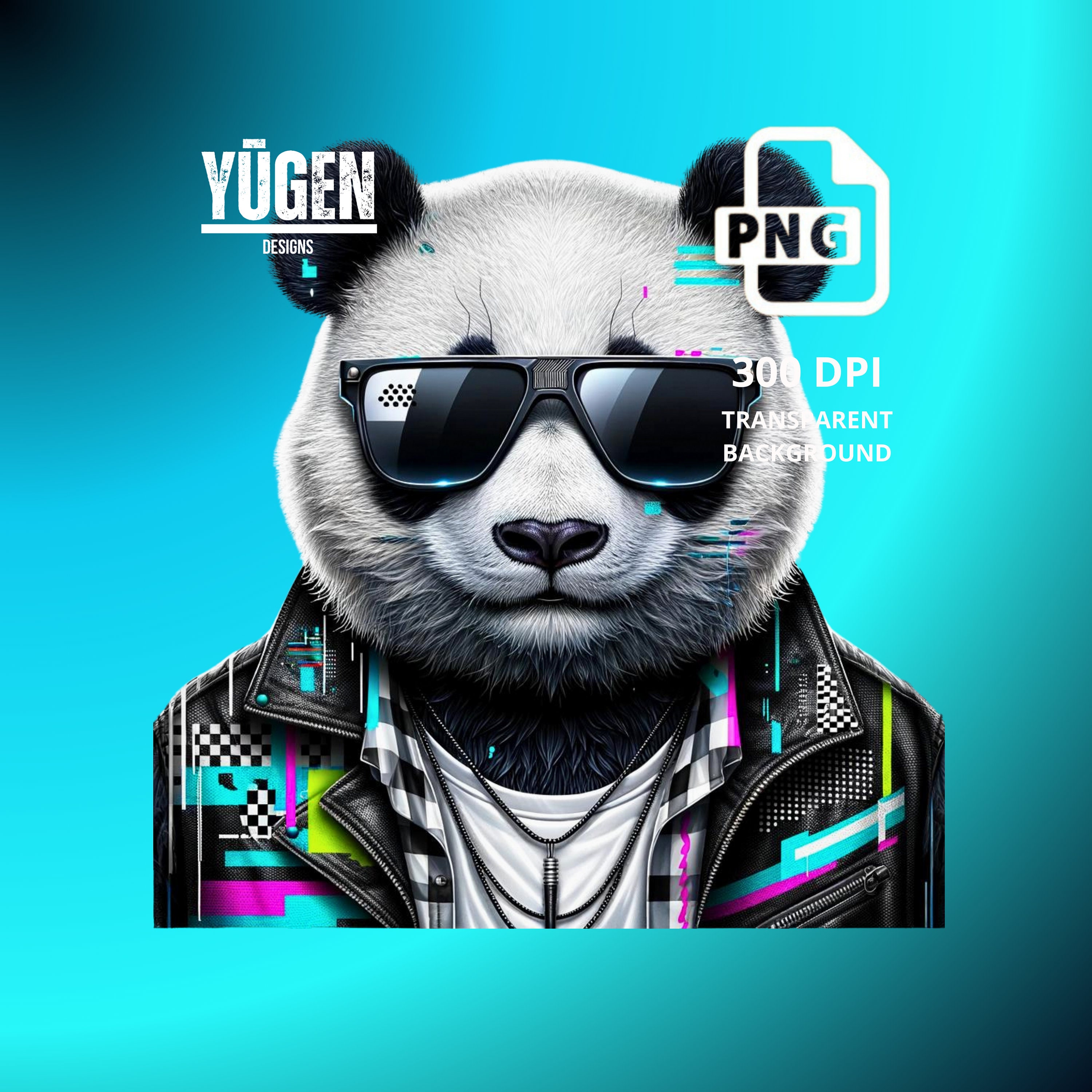 Panda With Attitude PNG Bear T-shirt Sticker Digital File, Panda Lover ...