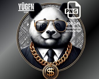 Drippn Graffiti Panda PNG Bear T-shirt Sticker Digital File, Panda ...