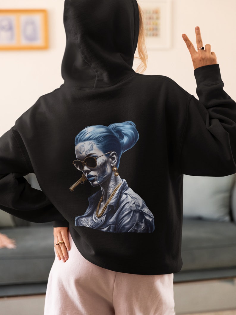 Female Mobster Portrait T-shirt Design Digital Download PNG Design ...