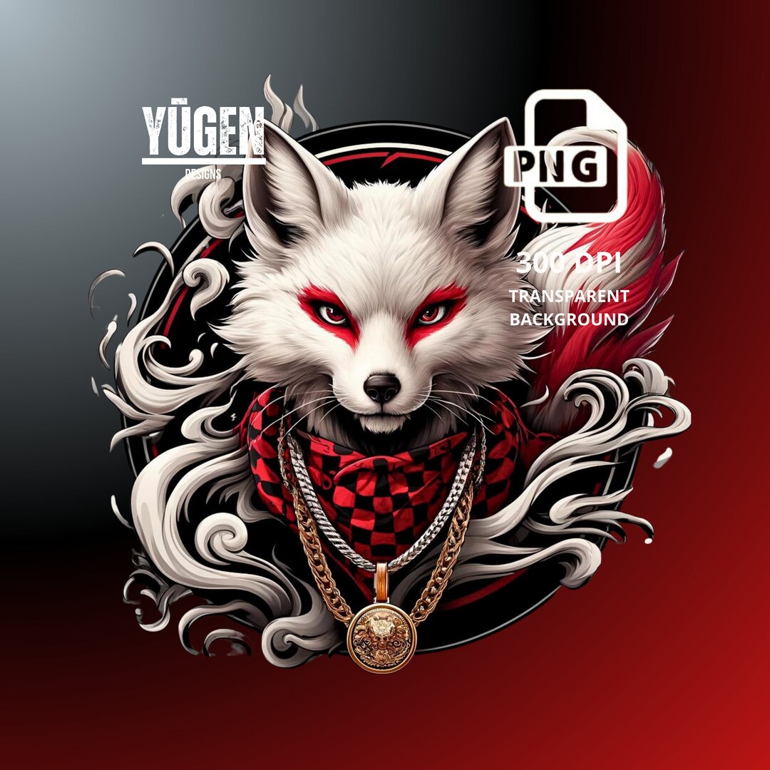 Street Style Fox T-shirt Design PNG, Digital Download PNG, Commercial ...