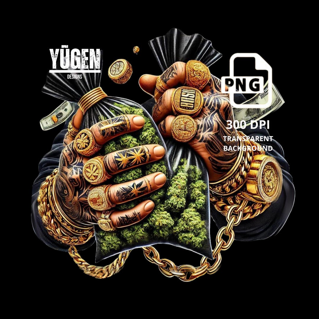 Gangsta Png, Weed Png, Mariuana Png, Mens Jewelry Png, Bags of ...