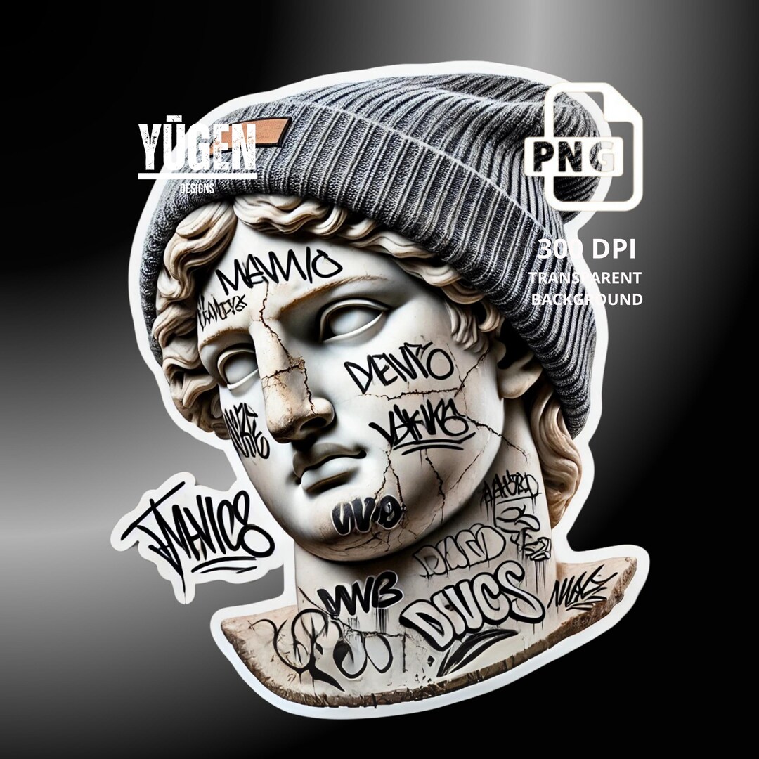 Streetwear Graffiti David Statue Png - Gangsta Png - Streetwear Png ...