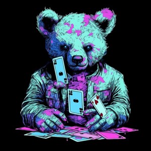 T-shirt Designs Bundle Gangsta Teddy Bear Design Streetwear - Etsy