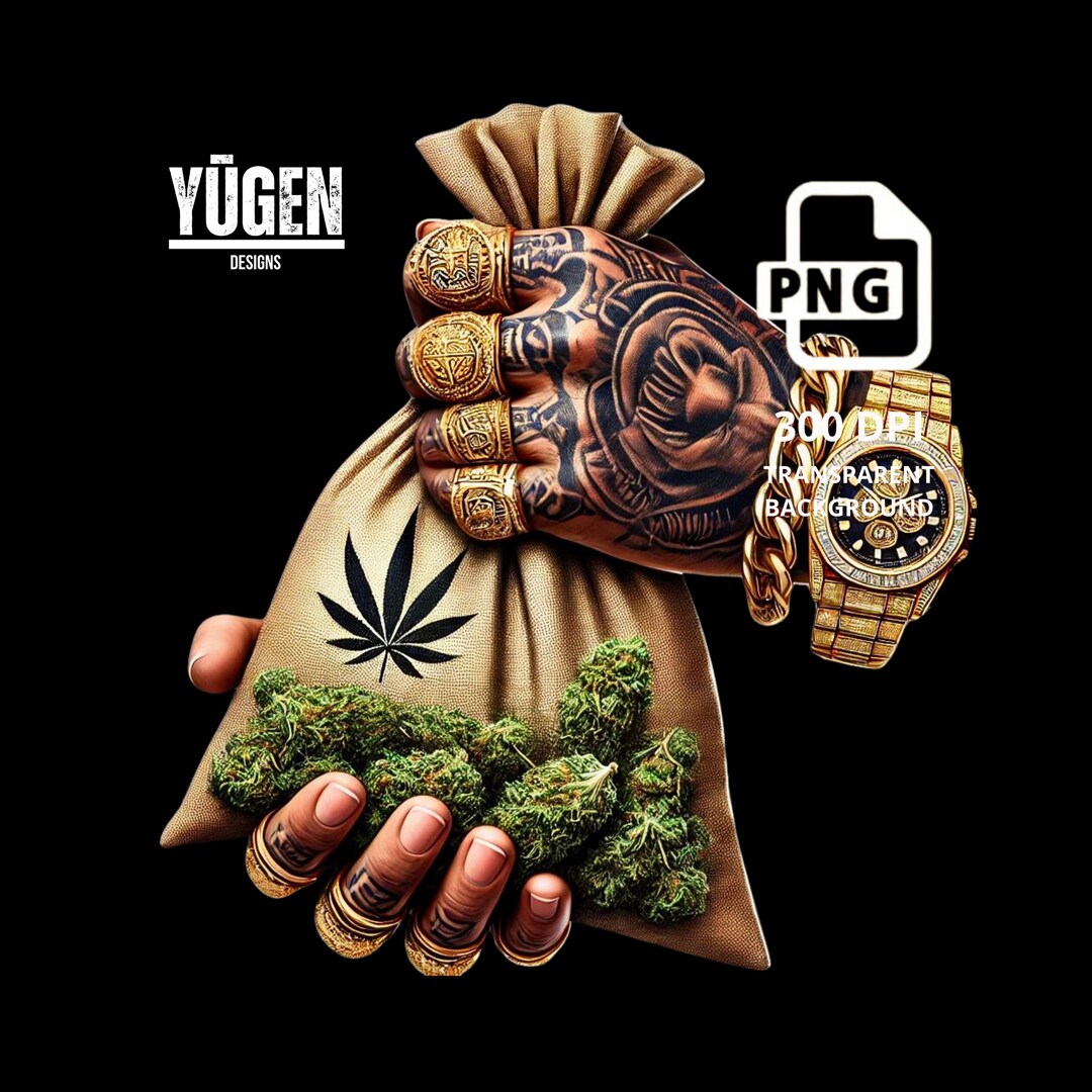 Gangsta Png, Weed Png, Mariuana Png, Mens Jewelry Png, Bags of ...