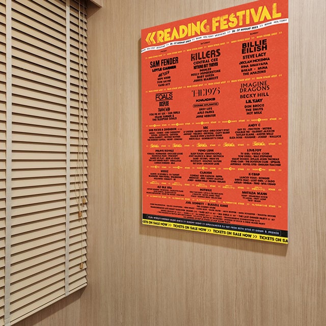 READING & LEEDS FESTIVAL 2023 Full Line-up Posters Wall Decor - Etsy