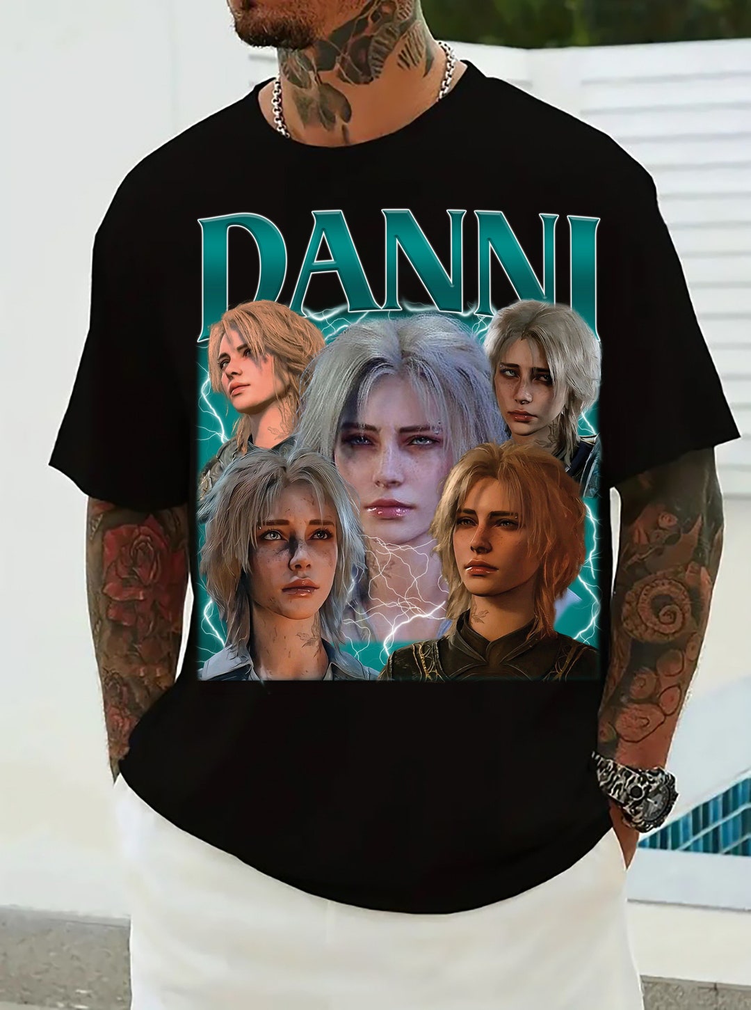 Vintage 90s Graphic Style Danni Baldurs Gate 3 T-shirt Danni Baldurs ...