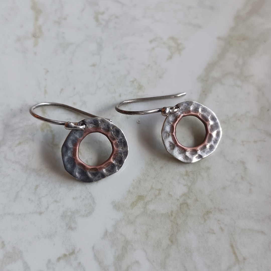 Vintage Sterling Silver Earrings, Designer Silver Earrings, Small Silver Earrings - Etsy