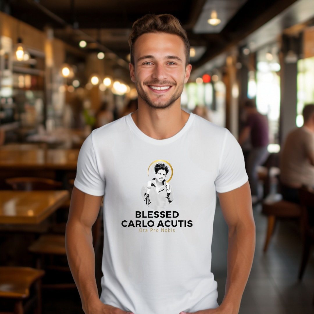 Carlo Acutis Ora Pro Nobis All Saints Day Unisex Shirt Saintly, Youthful Church Shirt for ...