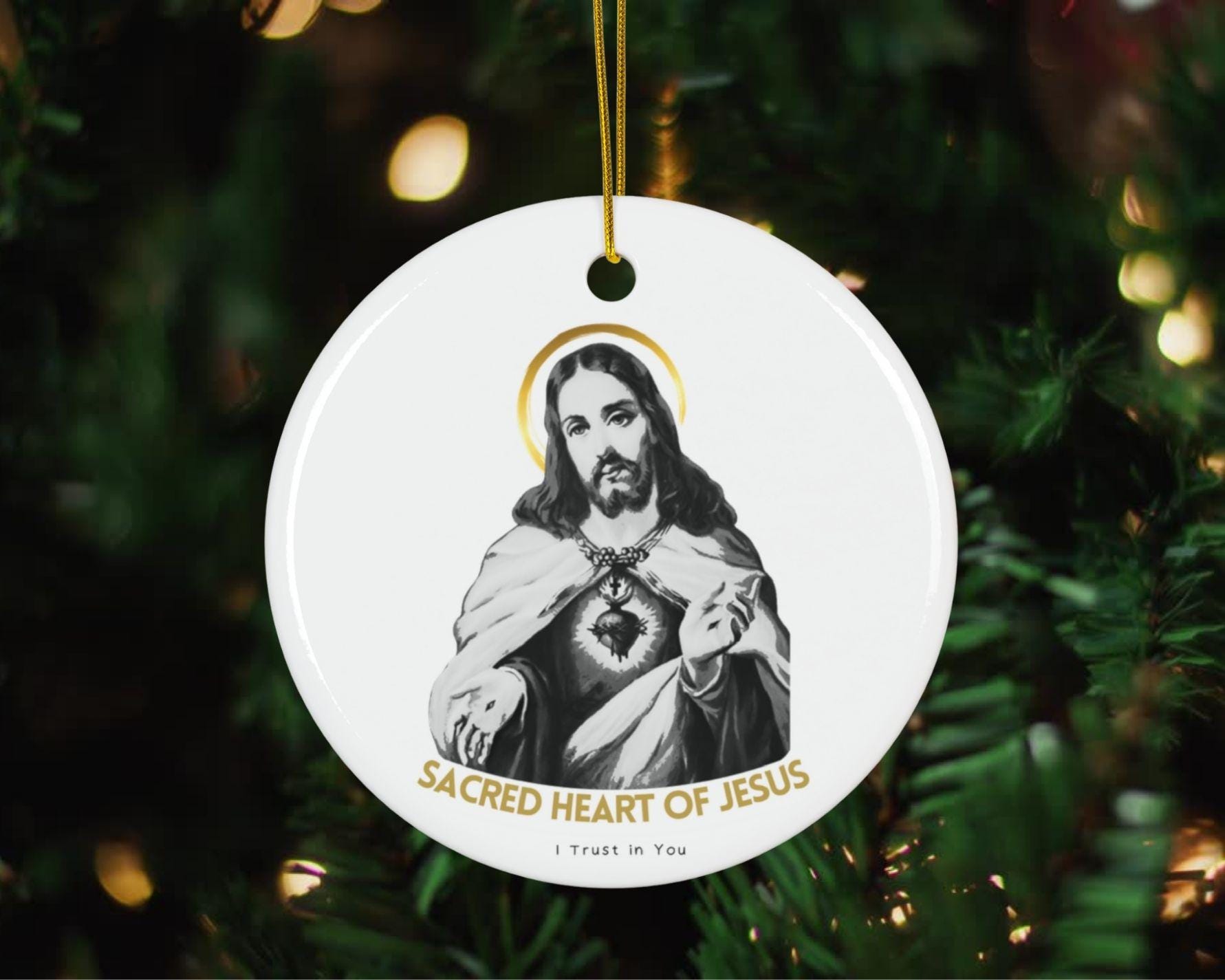 Saints Christmas Ornaments - Catholic Christmas Decorations Ceramic ...