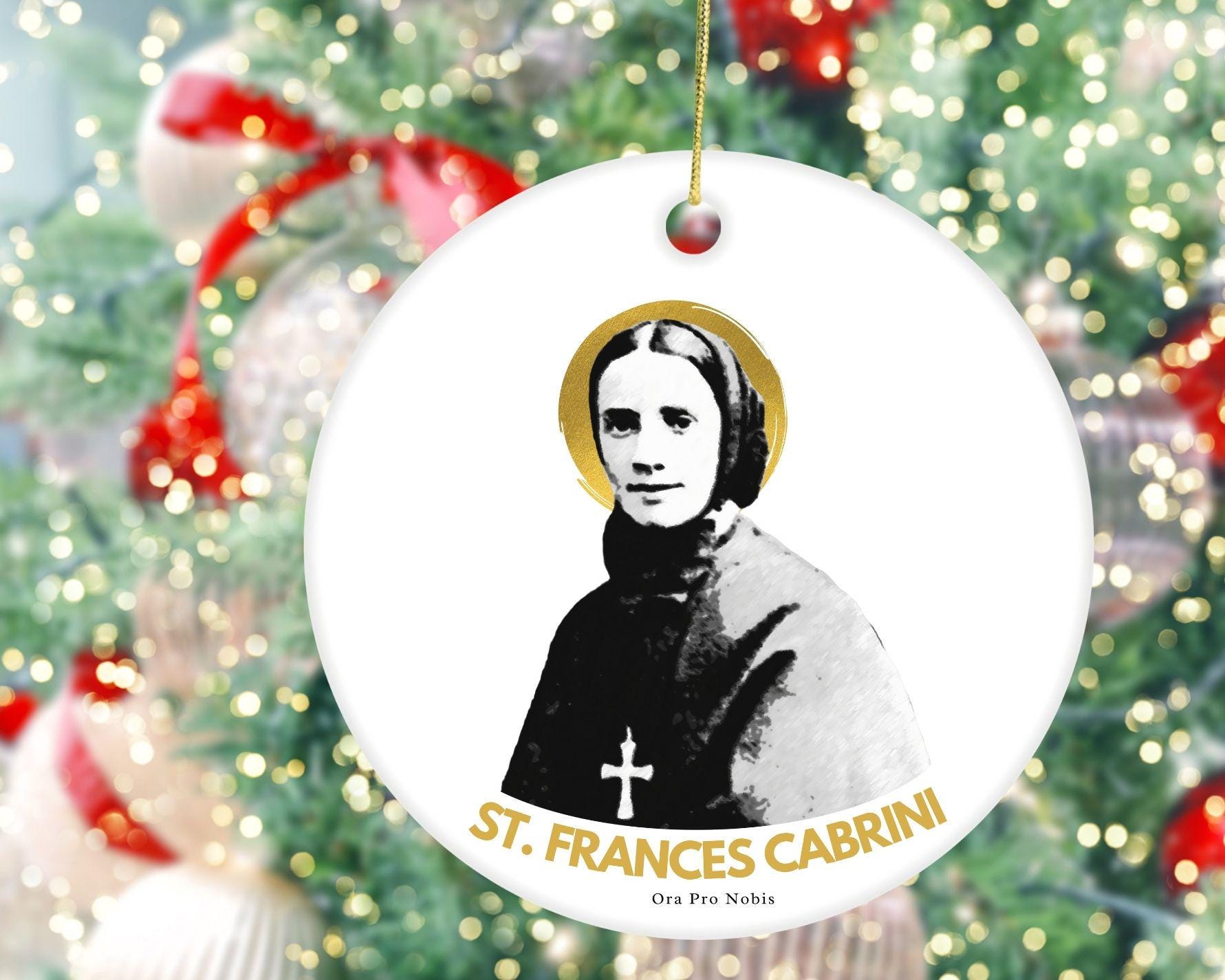Saints Christmas Ornaments - Catholic Christmas Decorations Ceramic ...
