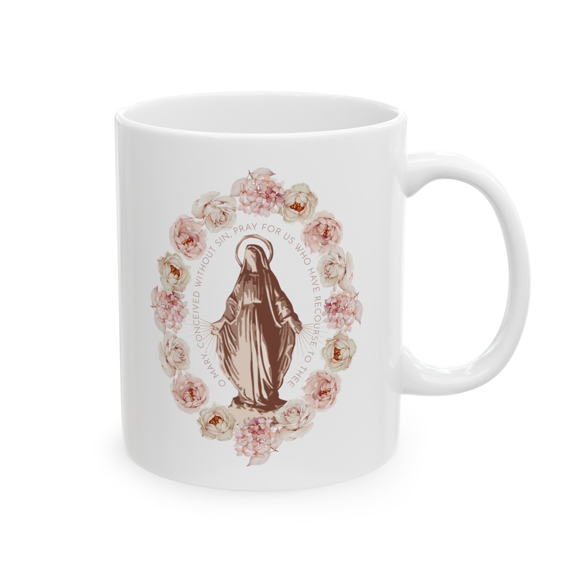 Virgin Mary Coffee Mug - Marian Gift Perfect for Mother's Day ...