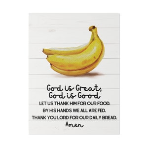 Bless the Food Before Us Canva Sign Housewarming Gift Blessing Before ...