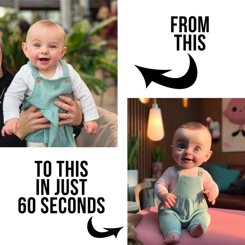 Midjourney Prompt for Cute Cartoon Babies AI Art AI Prompts AI Cartoons ...