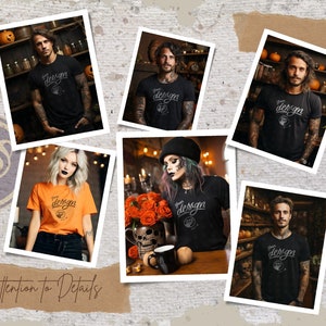 Halloween Mockup Bundle, T-shirt Mockup Bundle Halloween Theme, Pumpkin ...