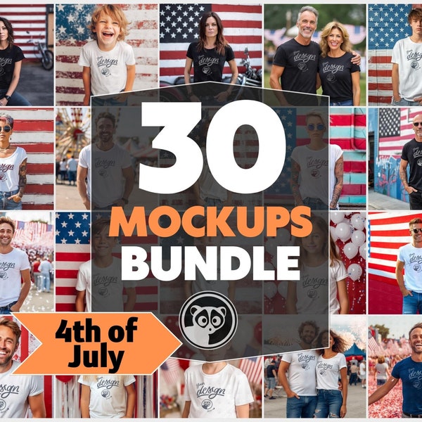 Forth of July Mockup - Etsy