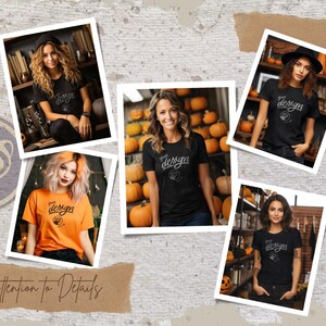 Halloween Mockup Bundle, T-shirt Mockup Bundle Halloween Theme, Pumpkin ...