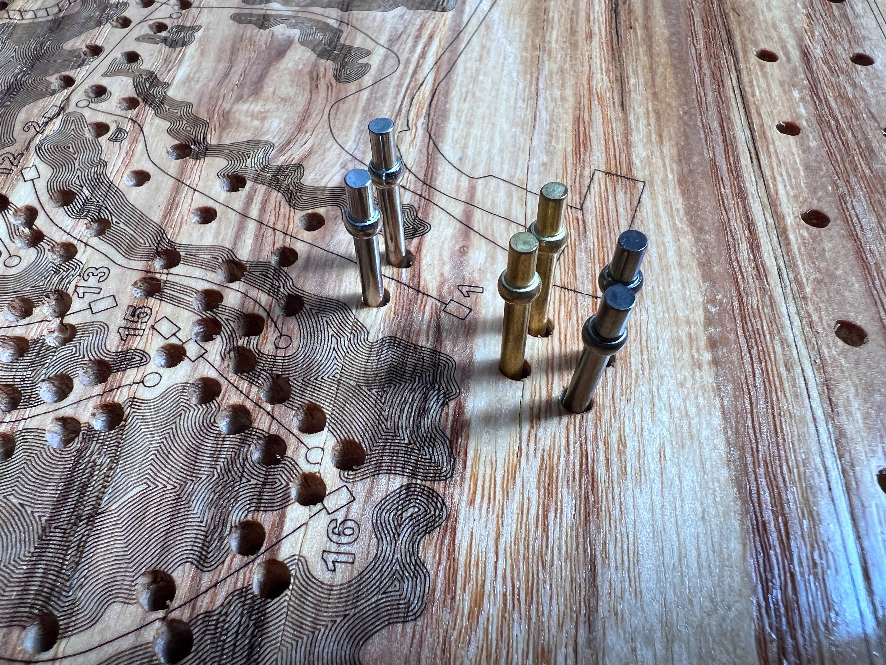 Idlewild Disc Golf Cribbage Board Laser Engraved Disc Golfer - Etsy