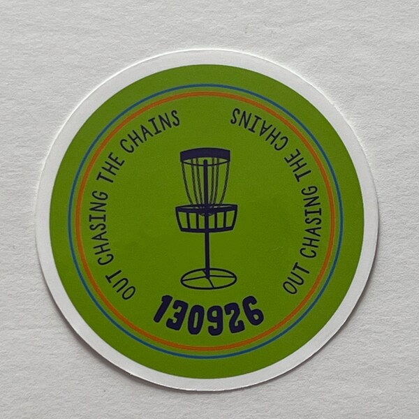 Disc Golf Decal - Etsy